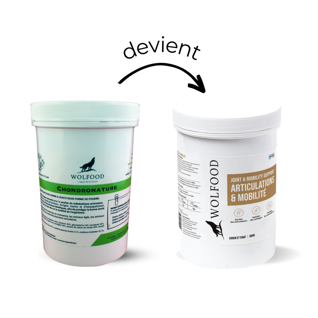 Wolfood Joint & Mobility Support Chrondronature - Chien Chat